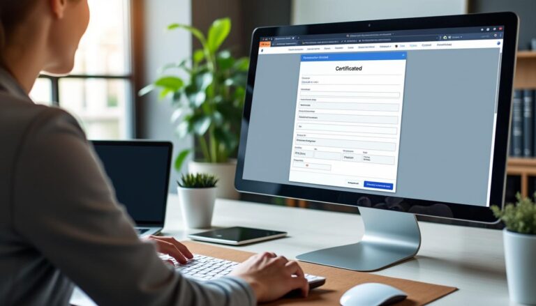 Comment remplir un formulaire de cession en ligne